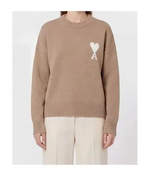 AMI Paris Long-sleeved Knit Top