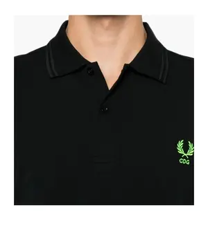 Comme Des Garçons Logo-embroidered Polo Shirt