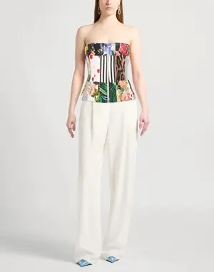 Dolce & Gabbana Corset Patchwork Tops