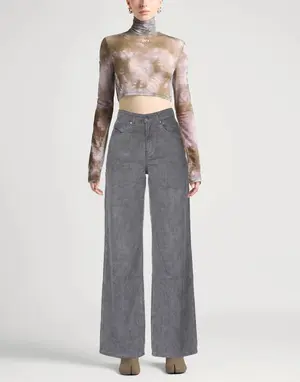 DIESEL® Wide-leg Trousers - Gray