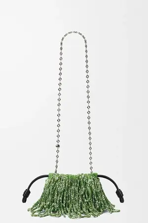 Loewe Mini Flamenco Purse In Embroidered Printed Nappa Lambskin