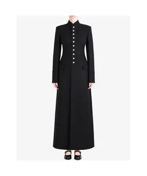 ANN DEMEULEMEESTER Alma Fitted Marsina Coat