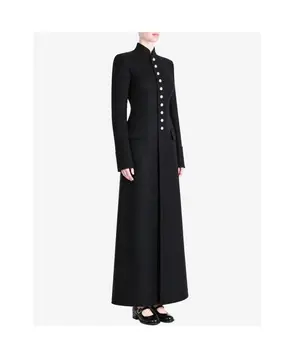 ANN DEMEULEMEESTER Alma Fitted Marsina Coat