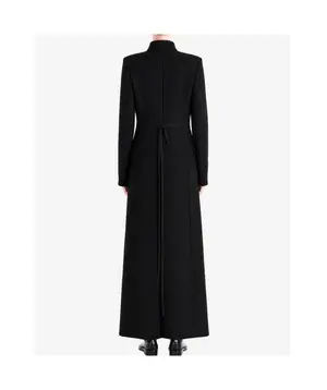 ANN DEMEULEMEESTER Alma Fitted Marsina Coat