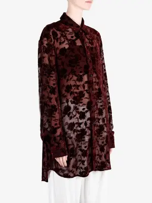 ANN DEMEULEMEESTER Elisabeth Long High Comfort Shirt