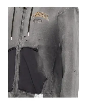 Mihara Yasuhiro Distressed Logo-print Jacket