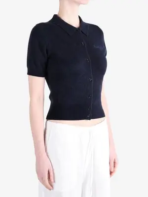 SPORTY  RICH Short-sleeved Cardigan