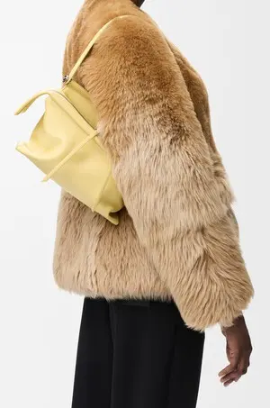 Loewe Small Whisker Bag In Glazed Calfskin