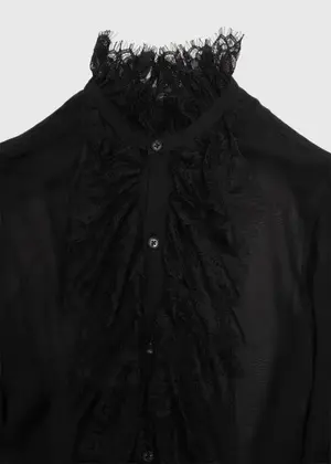 ANN DEMEULEMEESTER Long-sleeve Ruffled Shirt