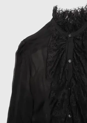 ANN DEMEULEMEESTER Long-sleeve Ruffled Shirt