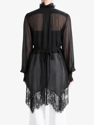 ANN DEMEULEMEESTER Long-sleeve Ruffled Shirt