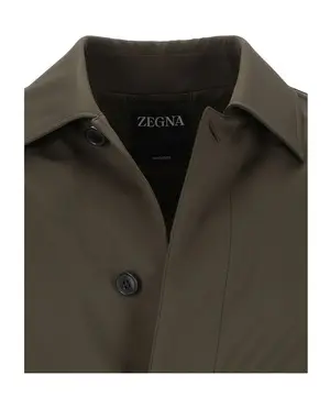 Zegna Motorin Long Raincoat