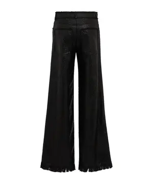 Giuseppe Di Morabito Floral-button Casual Trousers