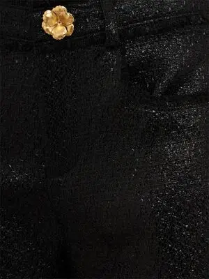 Giuseppe Di Morabito Floral-button Casual Trousers