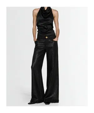 Giuseppe Di Morabito Floral-button Casual Trousers