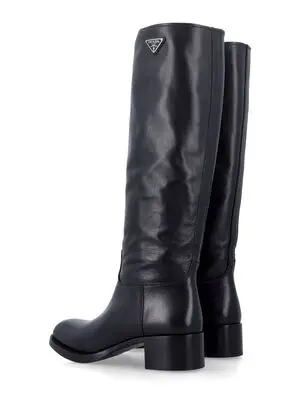 Prada Triangle-logo High-shaft Boots