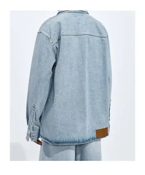 Bottega Veneta Sky Bleached Denim Overshirt