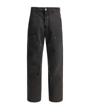 MFPEN Double Knee Straight-leg Jeans - Black