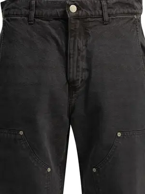MFPEN Double Knee Straight-leg Jeans - Black