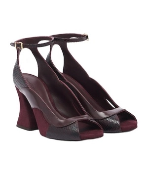 Zimmermann Suede-trimmed Leather Sandals
