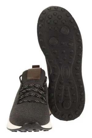 TOD'S Knitted Slip-on Sneakers