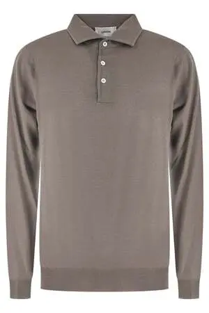 LARDINI Long-sleeve Polo Shirt