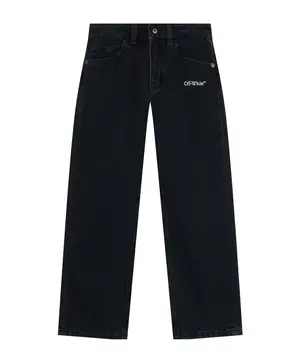 Off-White Diagonal Marker Jeans - Black