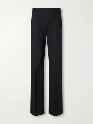 ST. AGNI 90s Wool-twill Straight-leg Pants