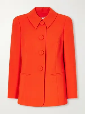 Carolina Herrera Stretch Wool-blend Twill Jacket