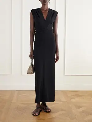 Proenza Schouler Gunta Crepe Maxi Dress