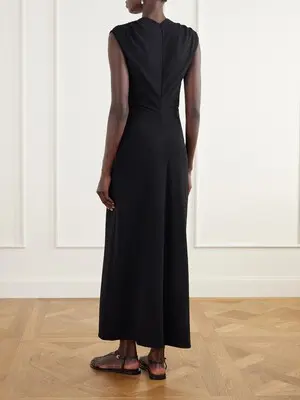Proenza Schouler Gunta Crepe Maxi Dress