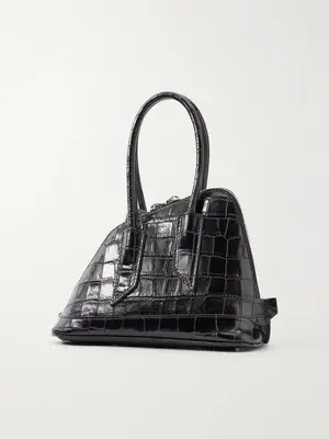 Attico Sant Ambroeus Croc-effect Leather Top-handle Bag