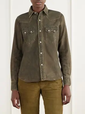 Ralph Lauren Whipstitched Denim Shirt