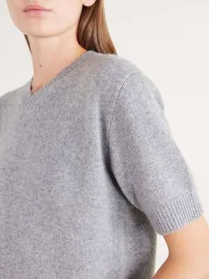 Theory Cropped Cashmere Sweater