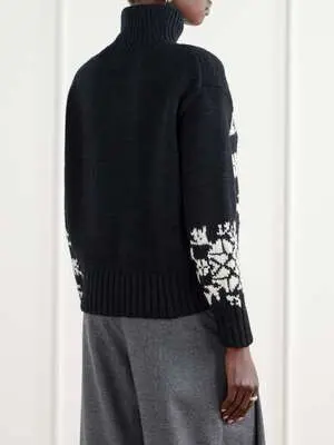 Polo Ralph Lauren Intarsia-knit Wool Turtleneck Sweater