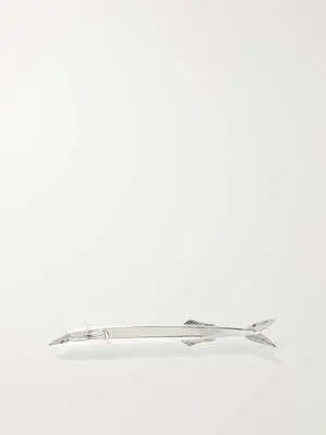 Tory Burch Fish -tone Brooch - Silver