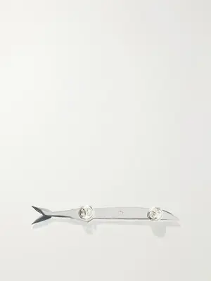 Tory Burch Fish -tone Brooch - Silver