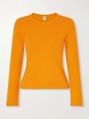 FLORE FLORE Max Organic Cotton-jersey T-shirt - Orange
