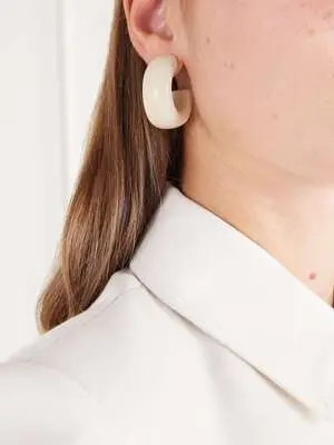 HUNTING SEASON The Halfmoon Tagua Seed Earrings