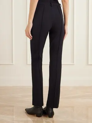 JAMIE HALLER The Riding Cropped Stretch-crepe Slim-leg Pants