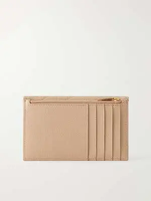 Saint Laurent Cassandre Matelassé Textured-leather Cardholder