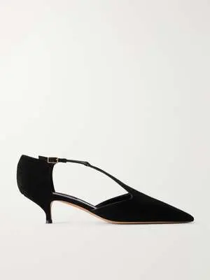 EMME PARSONS Leandra 35 Suede Pumps - Black