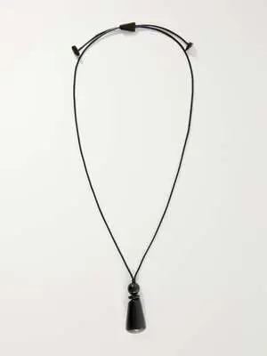 HUNTING SEASON The Tagua Cone Seed And Leather Necklace