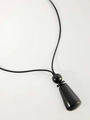 HUNTING SEASON The Tagua Cone Seed And Leather Necklace