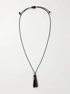 HUNTING SEASON The Tagua Cone Seed And Leather Necklace