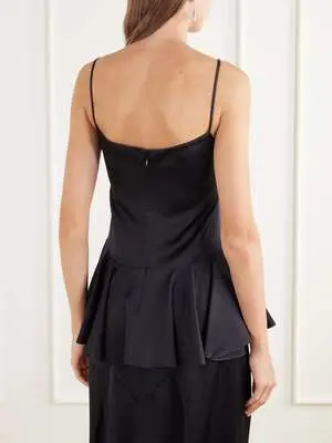 Stella McCartney Peplum Satin Top