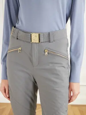 Bogner Franzi-t Belted Stretch-shell Flared Ski Pants