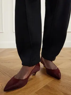 JAMIE HALLER The Kitty Point 30 Calf-hair Pumps - Brown