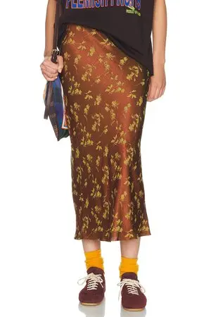 Dries Van Noten Sati Skirt - Rust