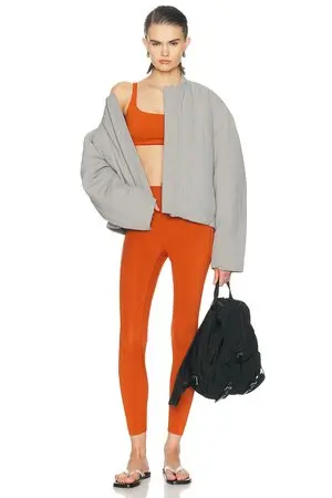 ADIDAS ORIGINALS X Entire Studios Optime Low Support Training Bra In Burnt Orange